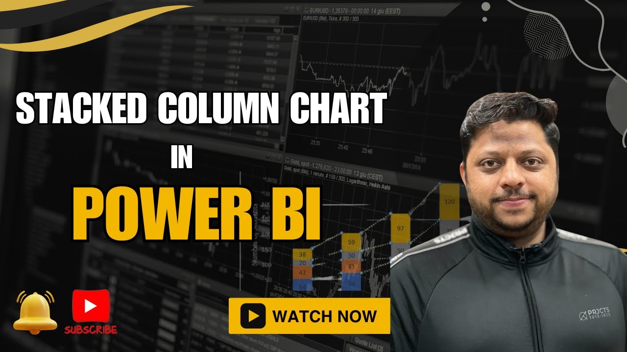 3. How to create Stacked Column Chart In Power BI | Harshit Tripathi - YouTube