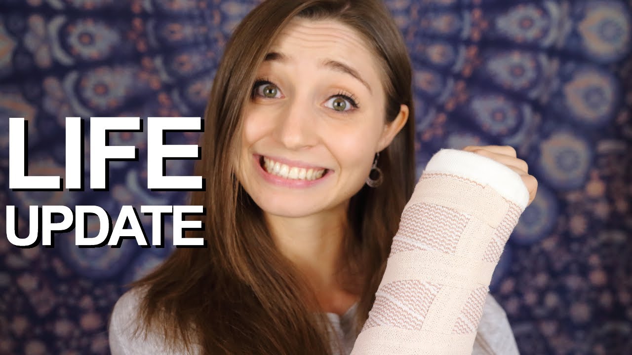 I broke my wrist! Life Update | Feli from Germany - YouTube