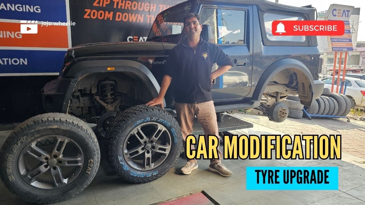 BEST Tyre recommended for Mahindra new Thar | rally preparation ...