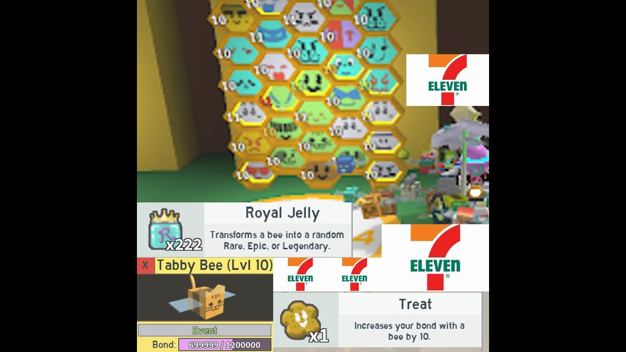 LEVEL 12?!?!?!? VICIOUS BEE AND NEW 7-11 BEES (Bee Swarm Simulator Se.1 ...