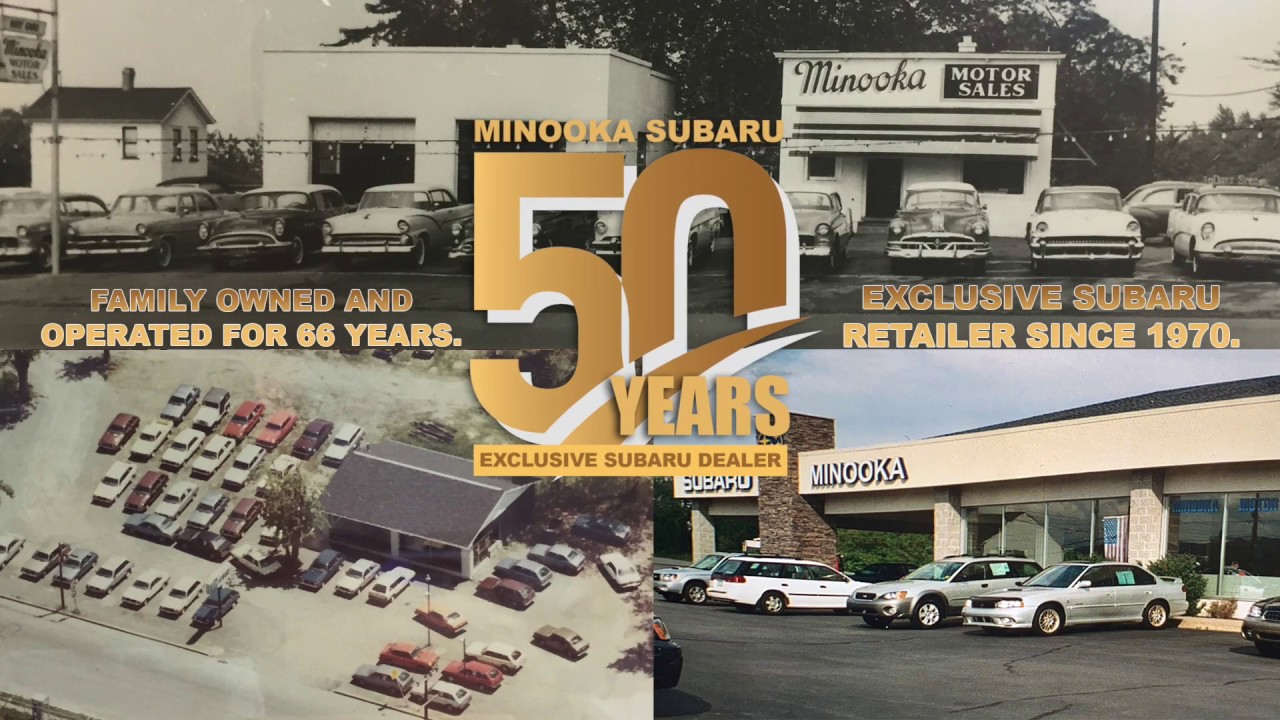 Minooka Subaru Celebrating 50-Years as an Exclusive Subaru Retailer ...