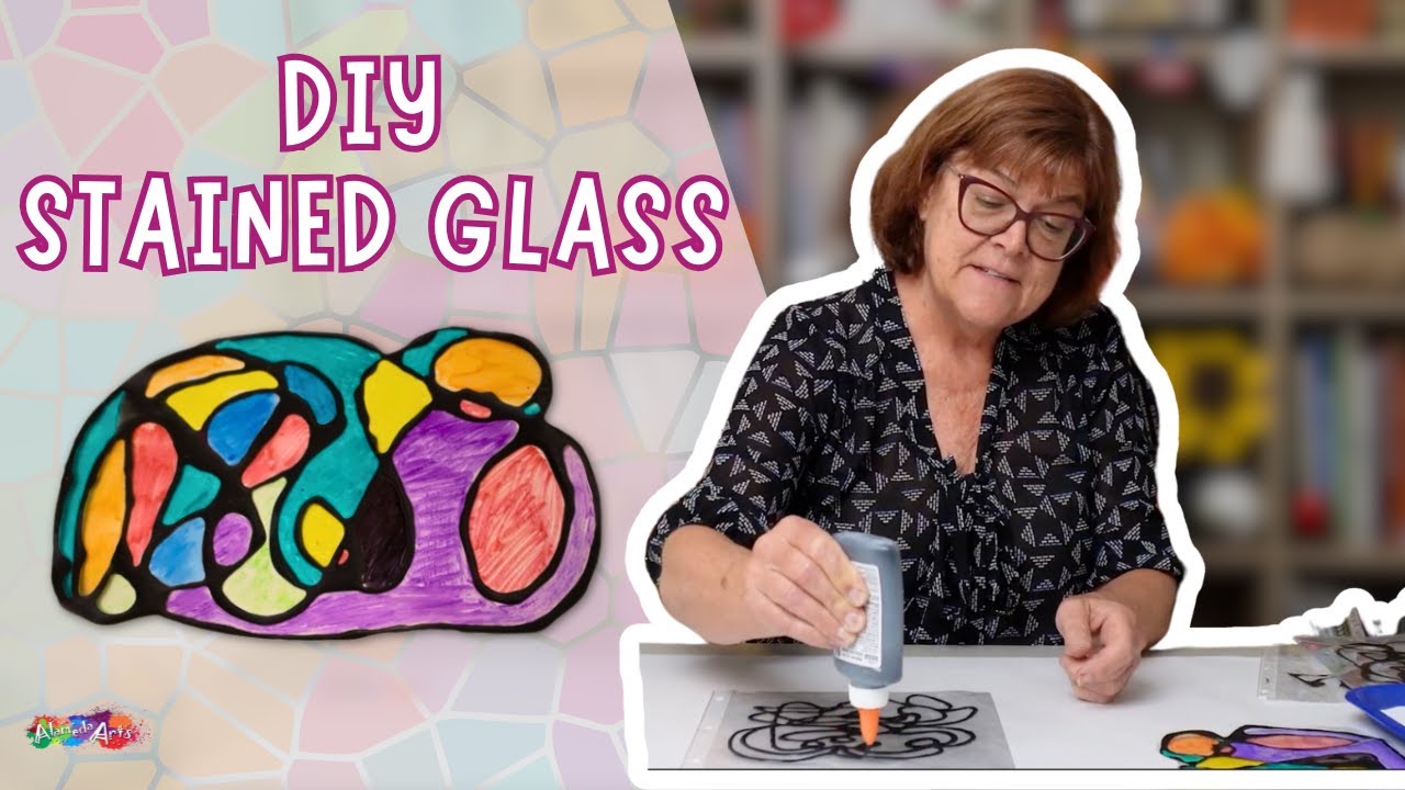 DIY Stained Glass - Easy & Colorful Craft for Any Holiday or Season ...