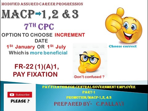 Pay fixation ON MACP Promotion# Central Government employee @wake up ...