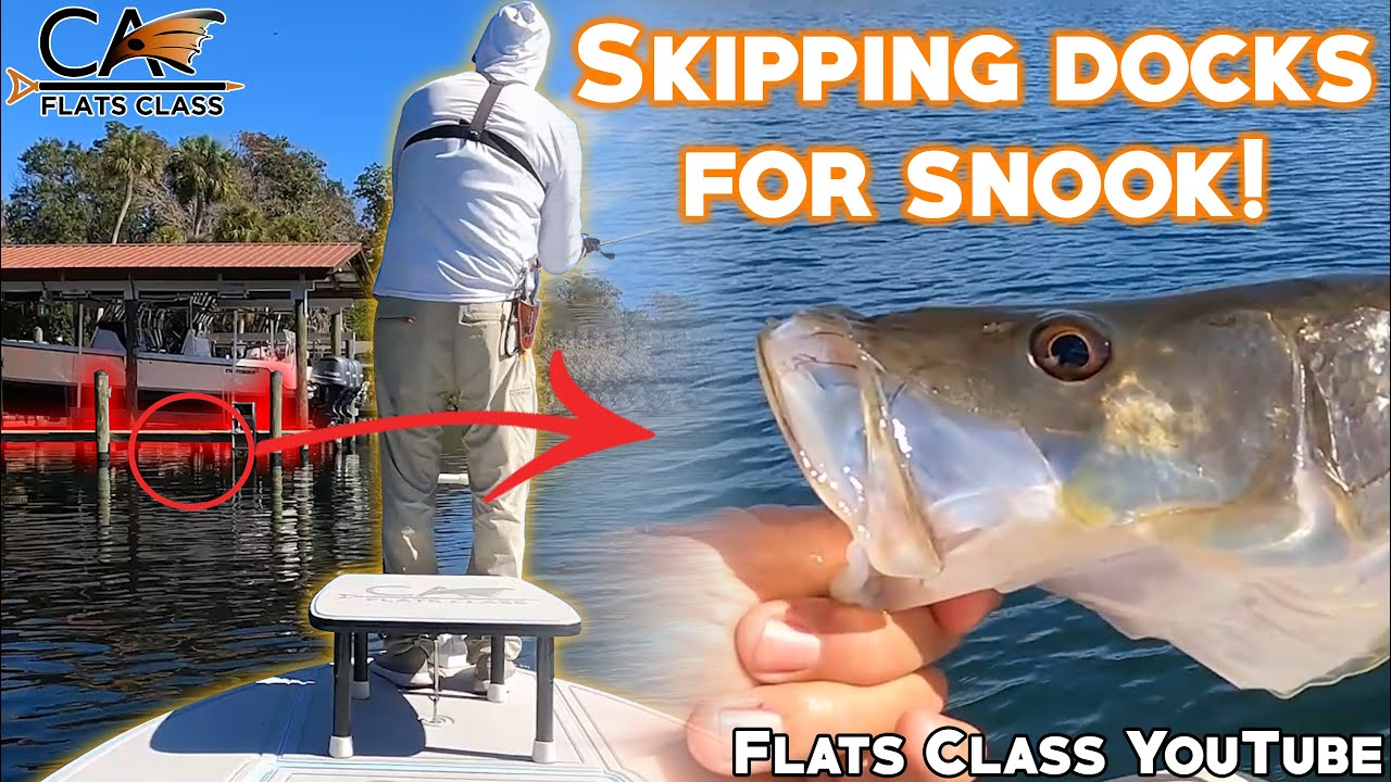 Skipping Docks For Snook! | Flats Class YouTube - YouTube