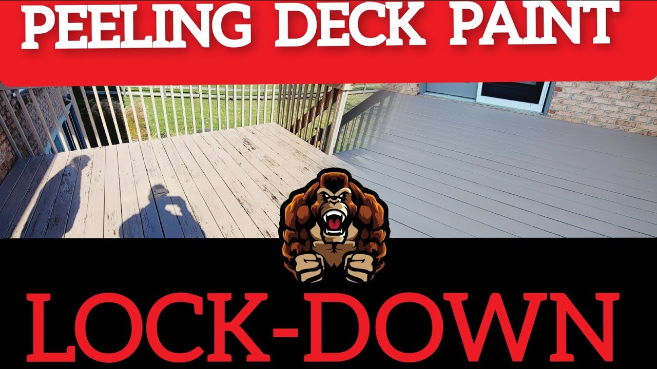Deck Restoration Painters in Hamilton, Ohio perform Peeling Deck Paint ...