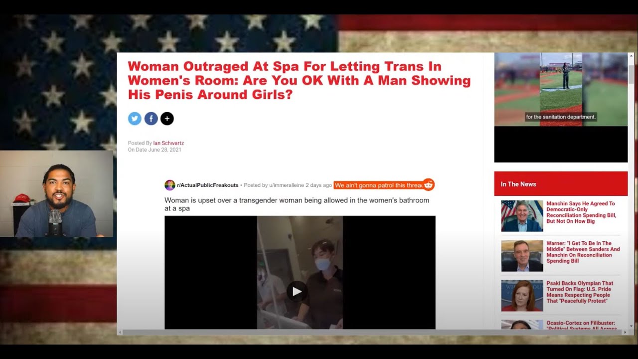 Woman gets Outraged At Wi Spa For Letting Trans person EXPOSE ...