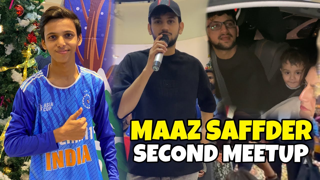 @MaazSafderWorld MEETUP AT OCEAN MALL || MAAZ SAFDER VLOG || SM SAMEER ...