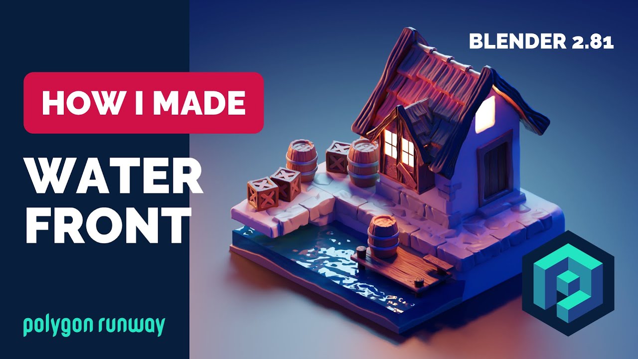Water Front in Blender 2.8 - 3D Modeling and Sculpting - YouTube