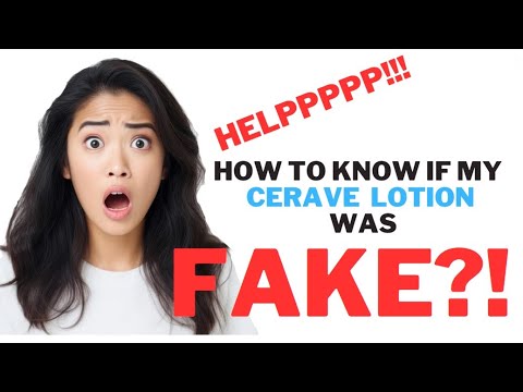 HELP!!! I THINK I BOUGHT A FAKE CERAVE????!! - YouTube