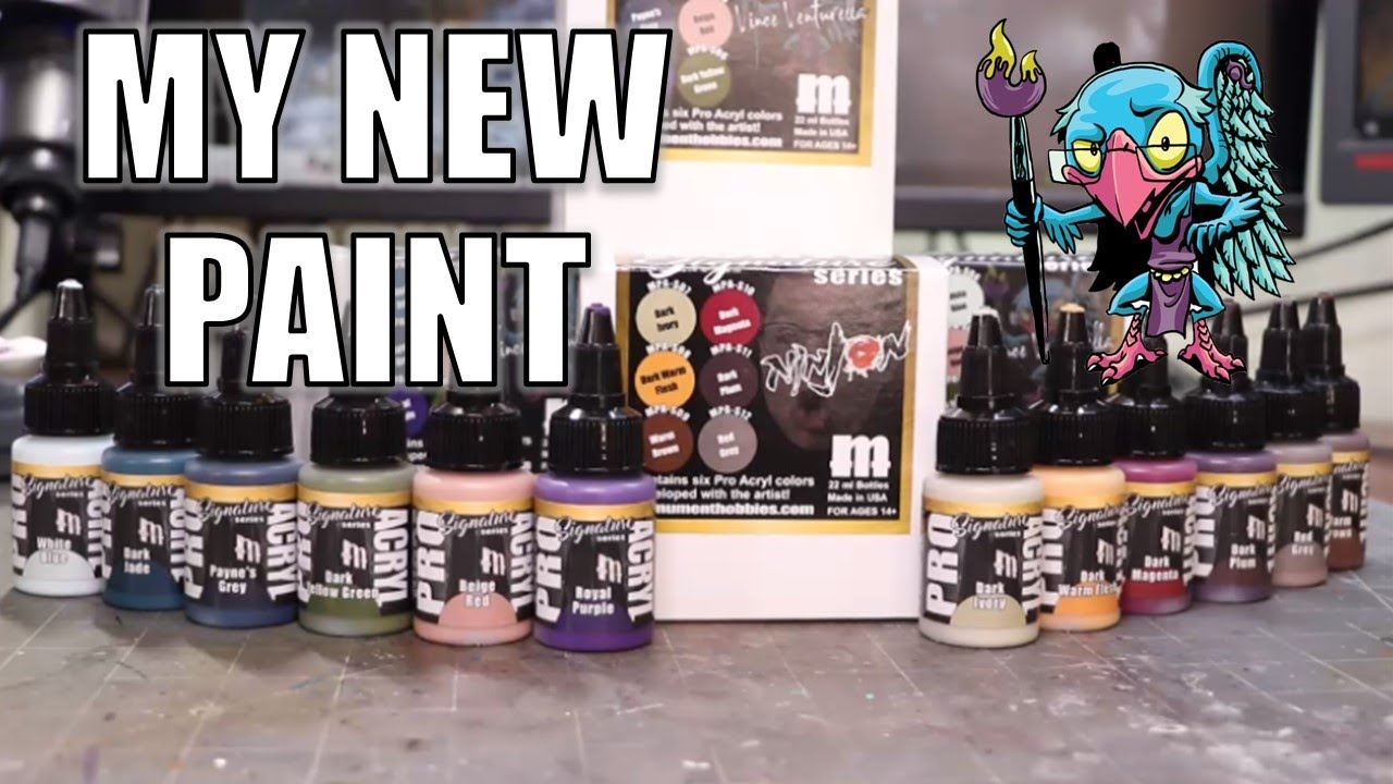 My Signature Pro Acryl Paints - HC 380 - YouTube