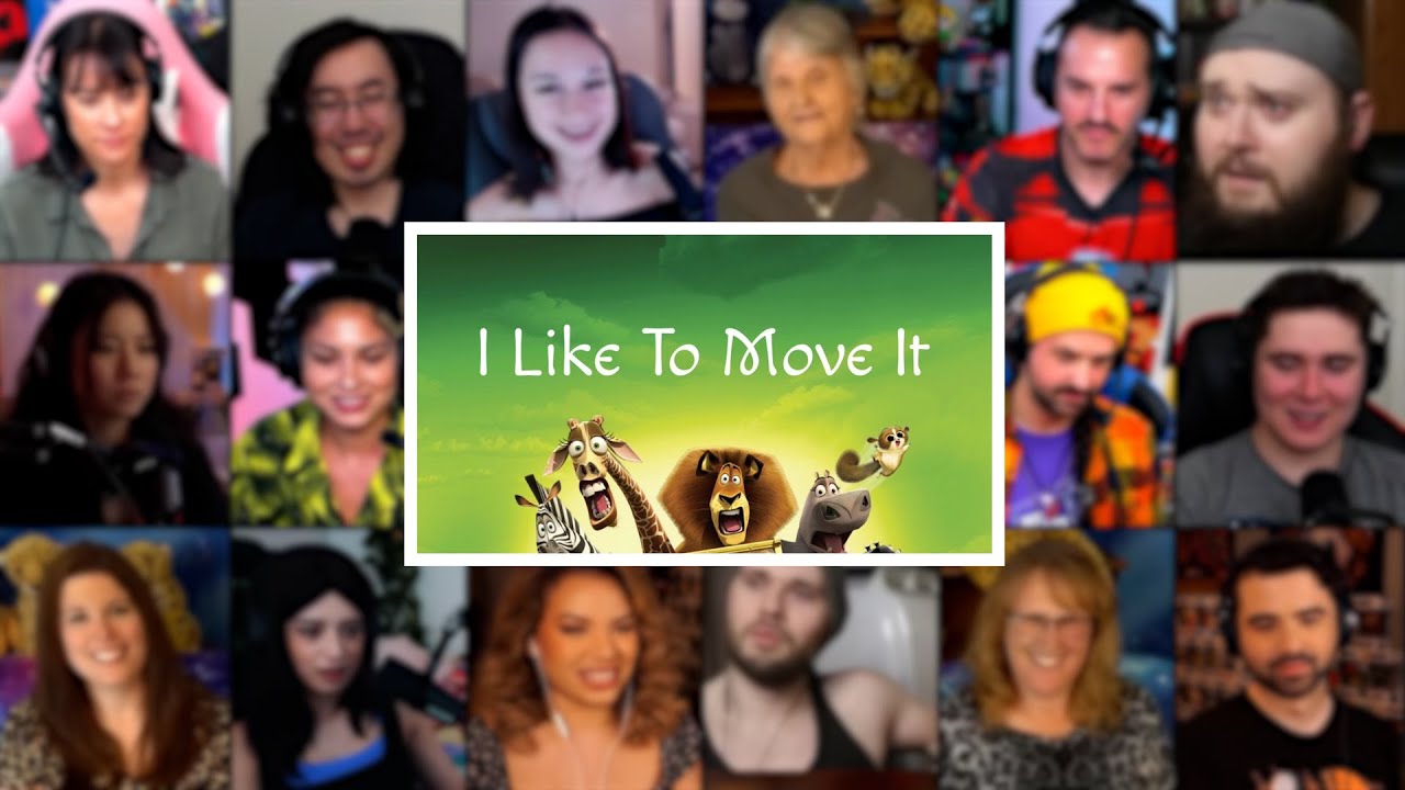 "I like to move it" Song | Reaction Mashup | #madagascar - YouTube