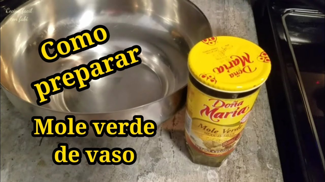 COMO PREPARO EL MOLE DE VASO - YouTube