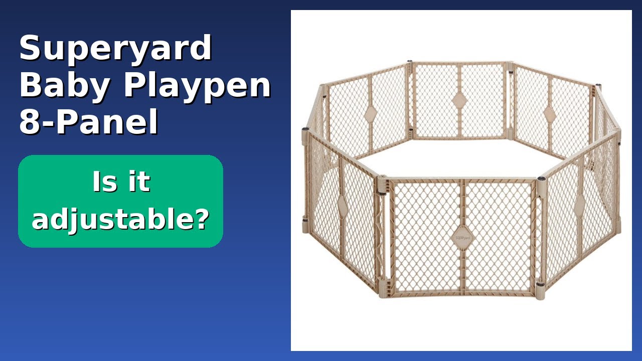 REVIEW (2026): Superyard Baby Playpen 8-Panel. ESSENTIAL details. - YouTube
