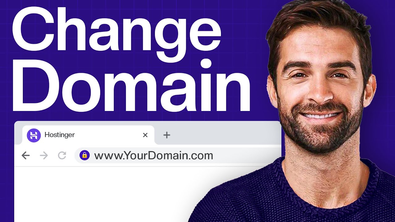 How to Change Domain Name hostinger (2025) Tutorial for Beginners - YouTube