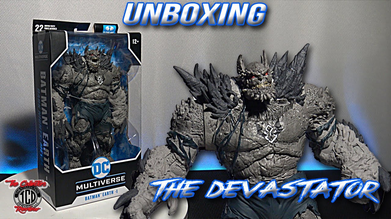 Unboxing Devastator Batman Earth 1 DC Multiverse Metal McFarlane Toys ...