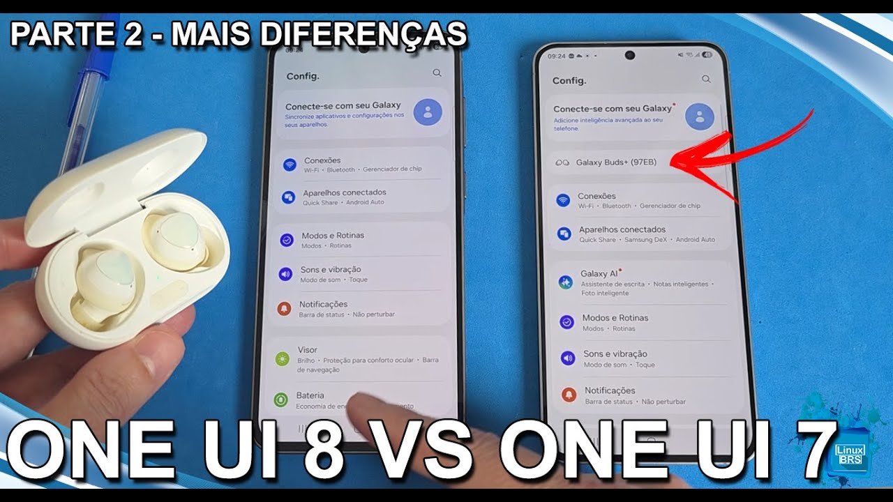 PARTE 2 - ONE UI 8 VS ONE UI 7 - DIFERENÇAS? O QUE MUDOU? - YouTube