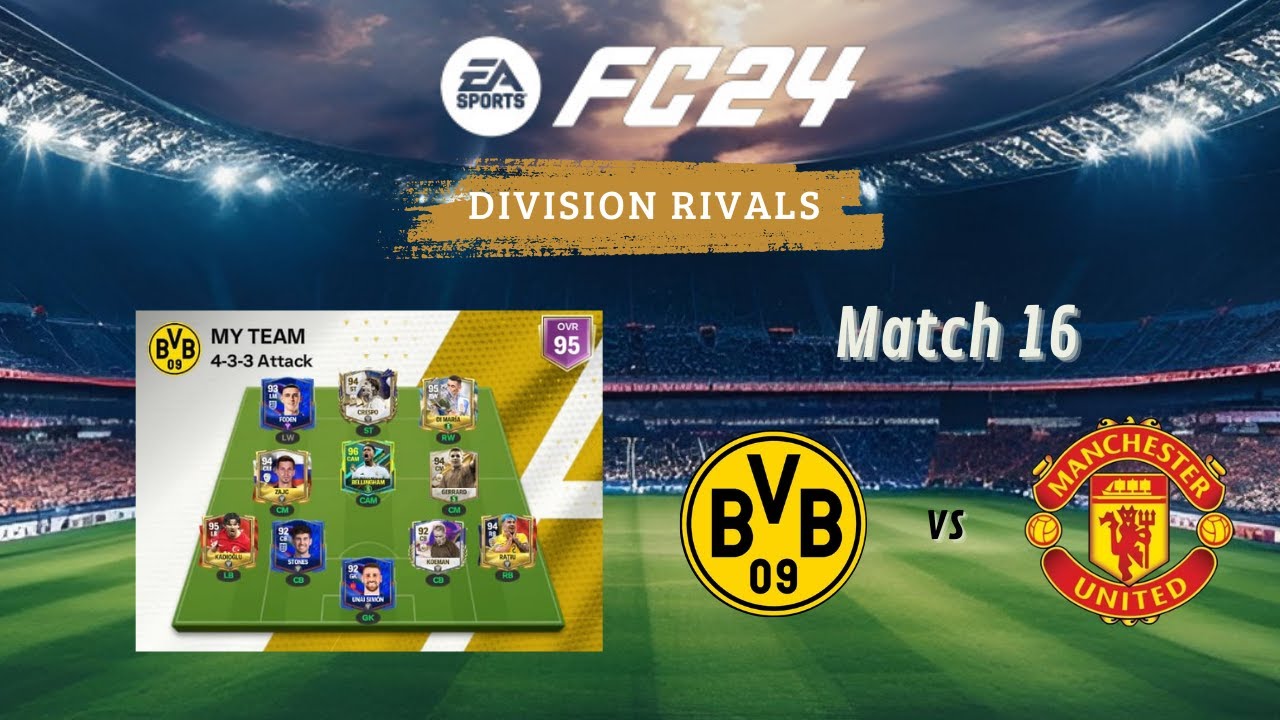 Gameplay Division Rival FC Mobile Full Match | Push Rank Match 16 # ...