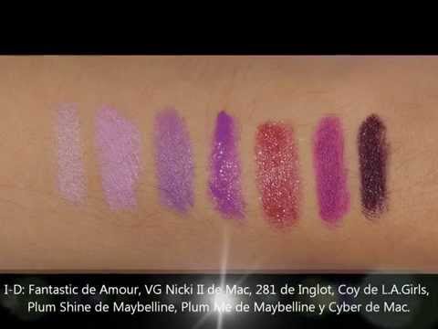 Les secrets d' Antoinette: Mis labiales morados