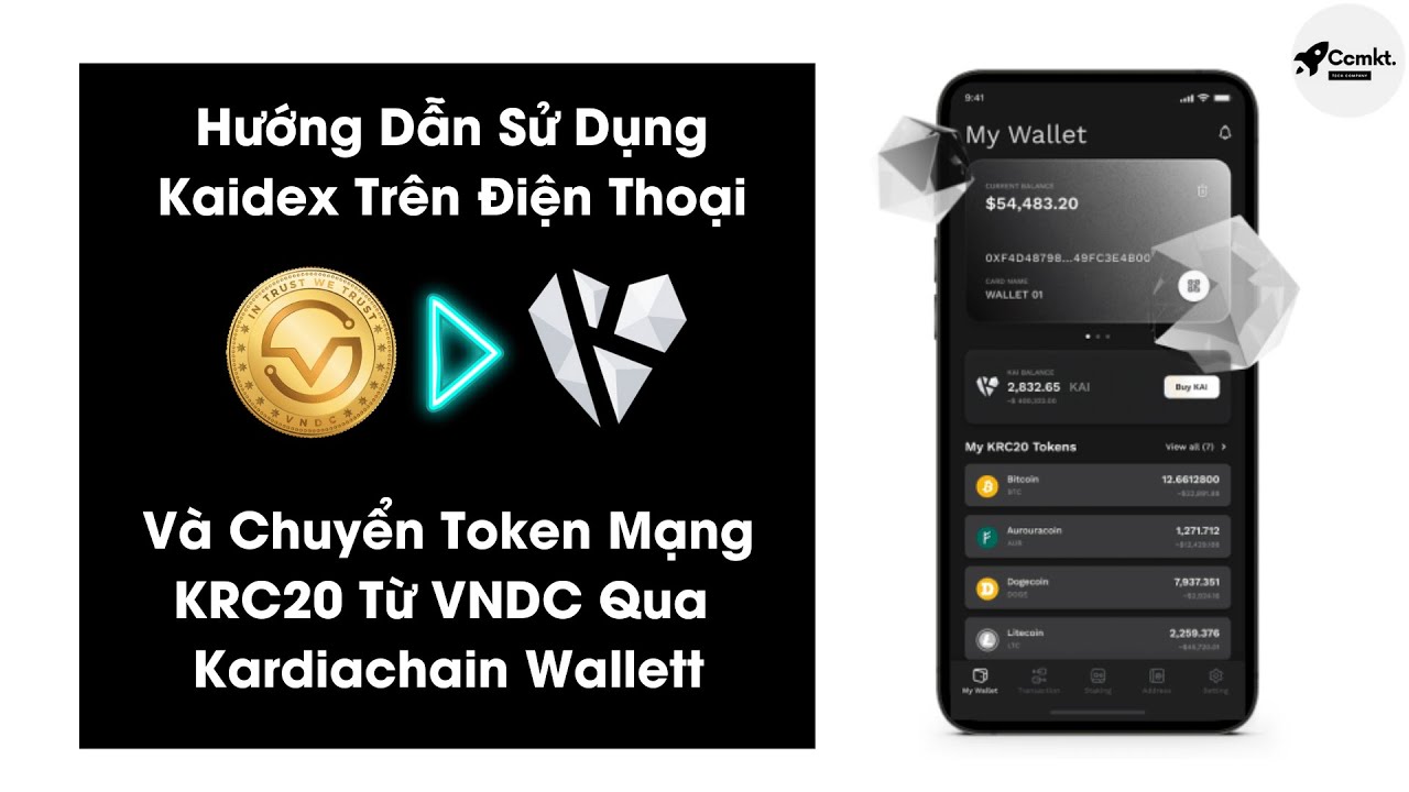 Hướng Dẫn Sử Dụng Kaidex Trên Điện Thoại Và Chuyển Token Mạng KRC20 Từ ...