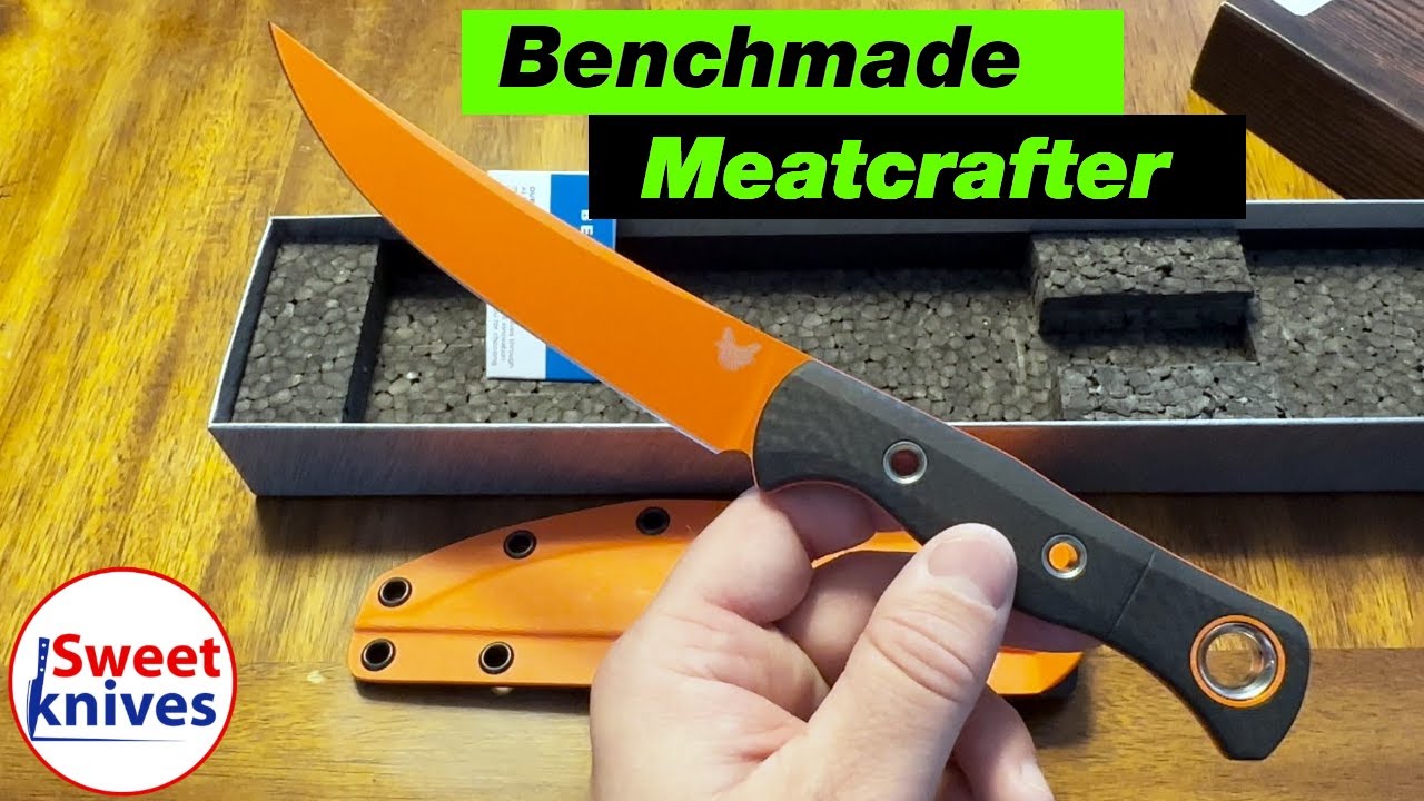 Benchmade Meat Crafter Knife Review: Model 15500-2 Unboxed - YouTube