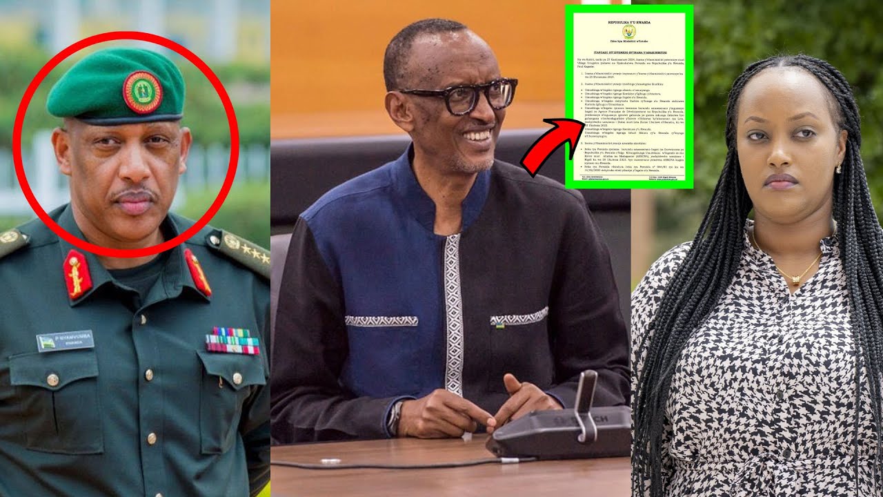 H.E KAGAME YAHAYE IMIRIMO IKOMEYE GEN.NYAMVUMBA N'UMUKOBWA WA GEN ...