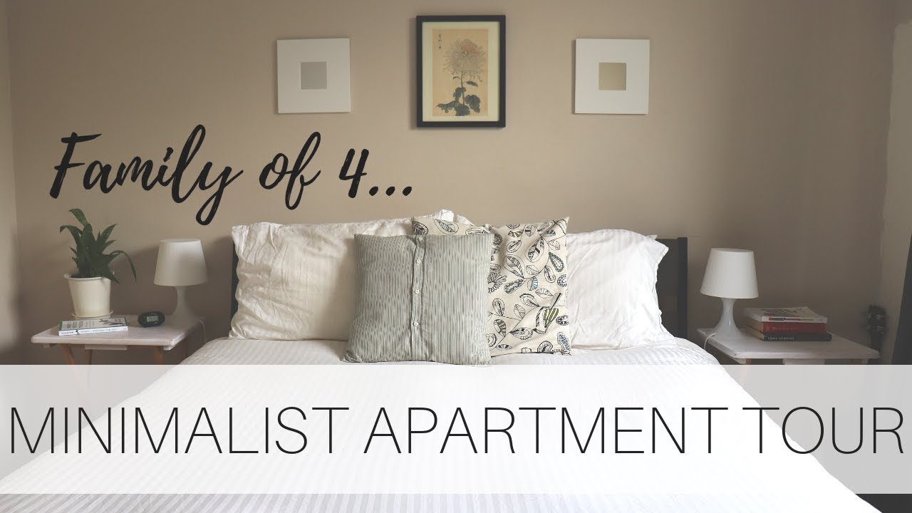 MINIMALIST APARTMENT TOUR | LIVING IN A SMALL SPACE WITH A FAMILY - YouTube