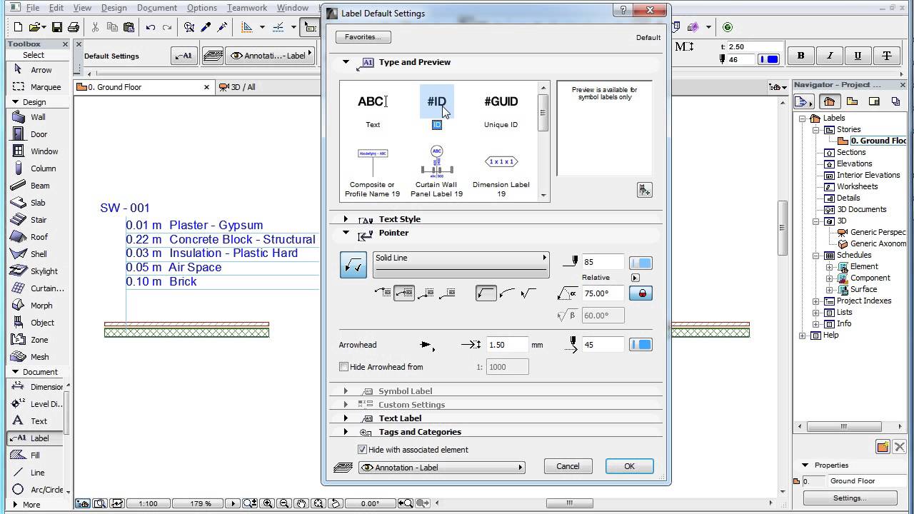 Multiple Labels for Elements in ARCHICAD - YouTube
