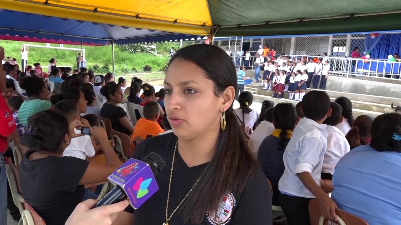 Inauguran escuela Máximo Jerez en Santo Domingo Chontales - YouTube