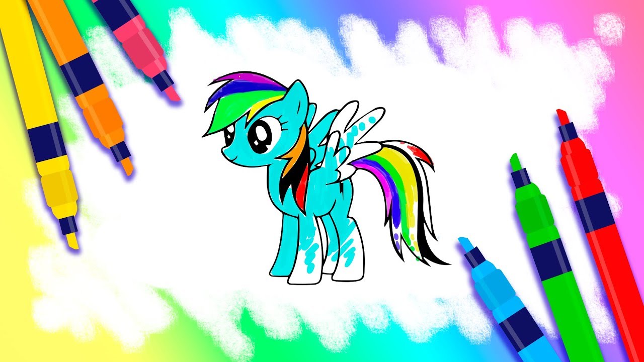 Colors for Children Coloring MLP - YouTube