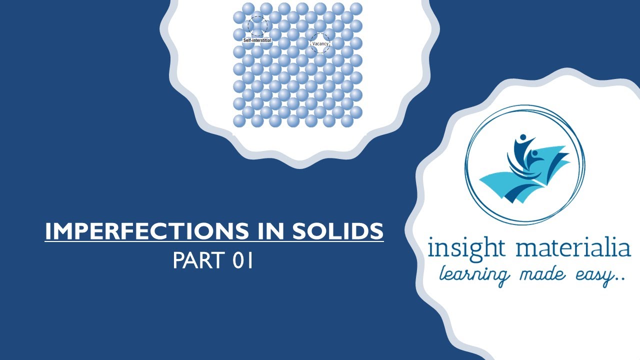 IMPERFECTIONS IN SOLIDS -PART 01 - YouTube