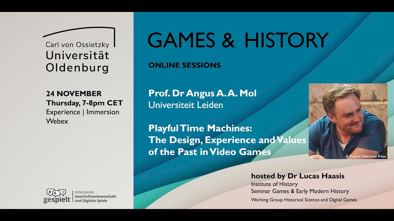 Games & History: Online Session with Angus A. A. Mol - YouTube