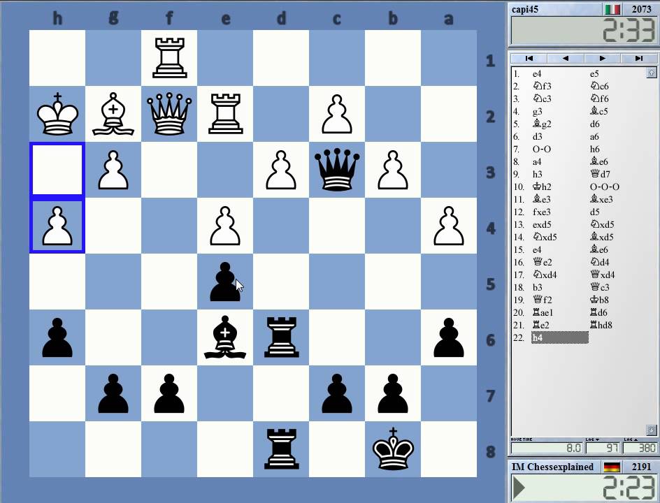 Blitz Chess #1759 with Live Comments Four Knights Glek Variation vs ...
