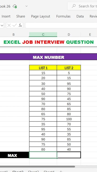 Master the Excel MAX Formula: Find the Maximum Number Instantly #exceltips #shorts # ...