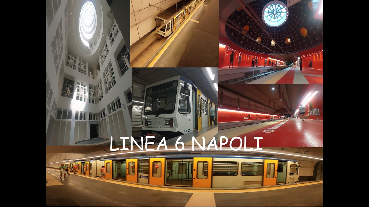 LINEA 6 NAPOLI , PASSENGER VIEW, COMPLETE ROUTE /PERCORSO COMPLETO DA ...