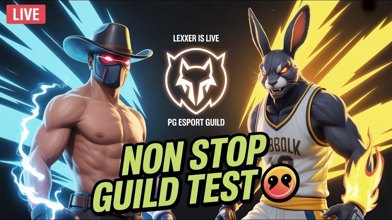 Lexxer Is Live 💀 live Guild test 🔴 1v2 🤧 Gameplay and Reaction # ...