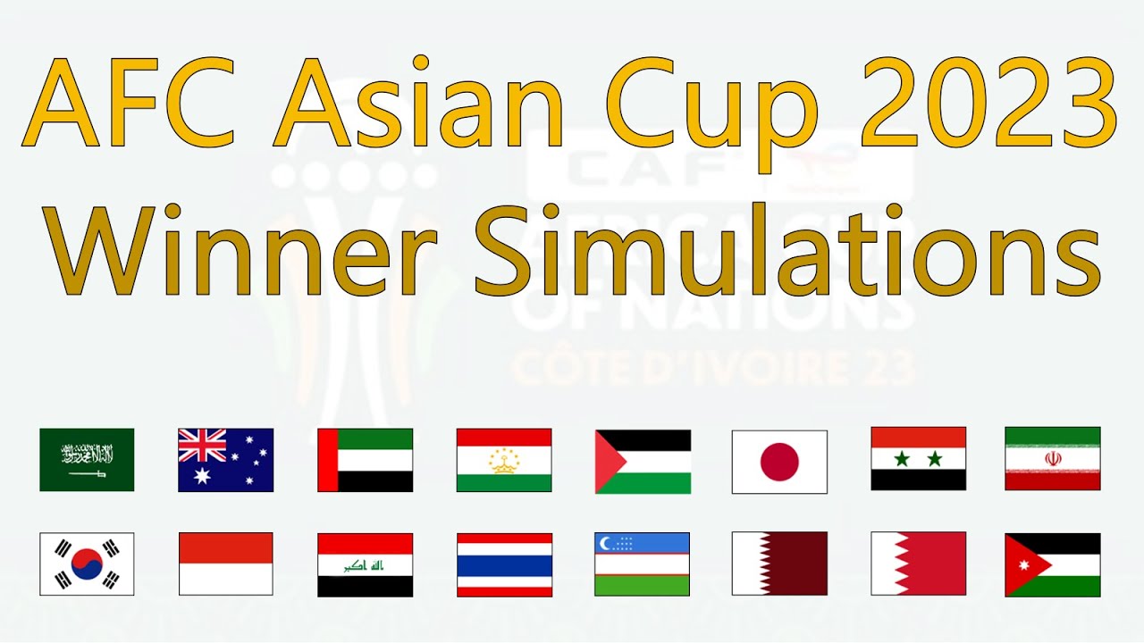 AFC Asian Cup 2023 Simulations [Knockout Stage] - YouTube