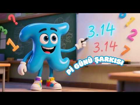 Pi Günü Şarkısı | 14 Mart Pi Sayısı Şarkısı | Matematik Eğlenceli Öğrenme 🔢🥧