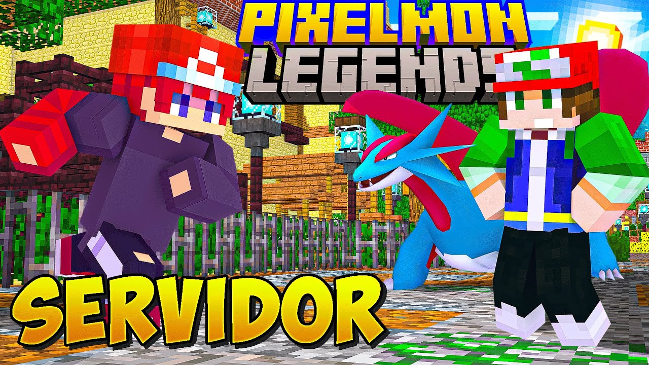 NOVA SAGA NO NOVO SERVIDOR DE PIXELMON - PIXELMON LEGENDS - YouTube