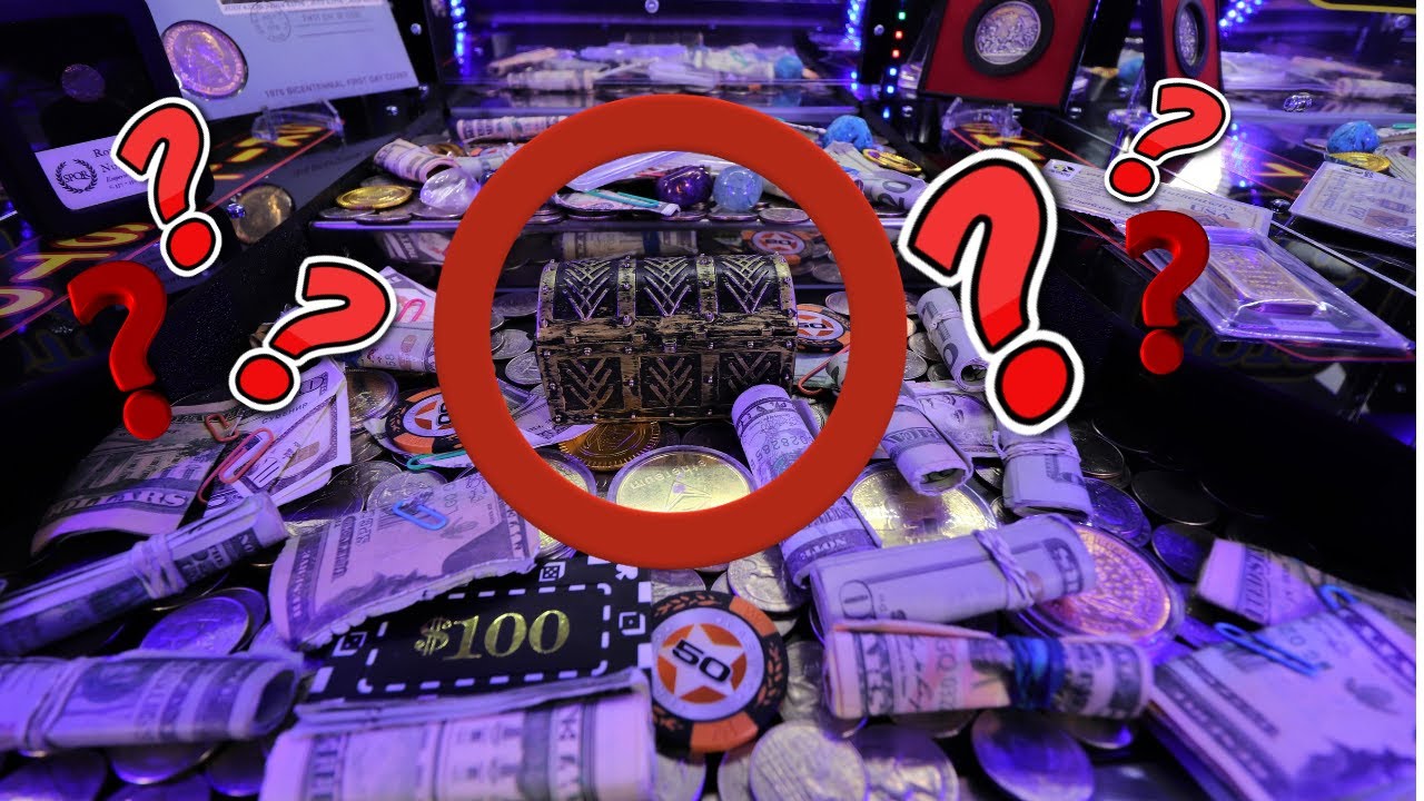 Mystery Prize Chest inside Today's Coin Pusher! - YouTube
