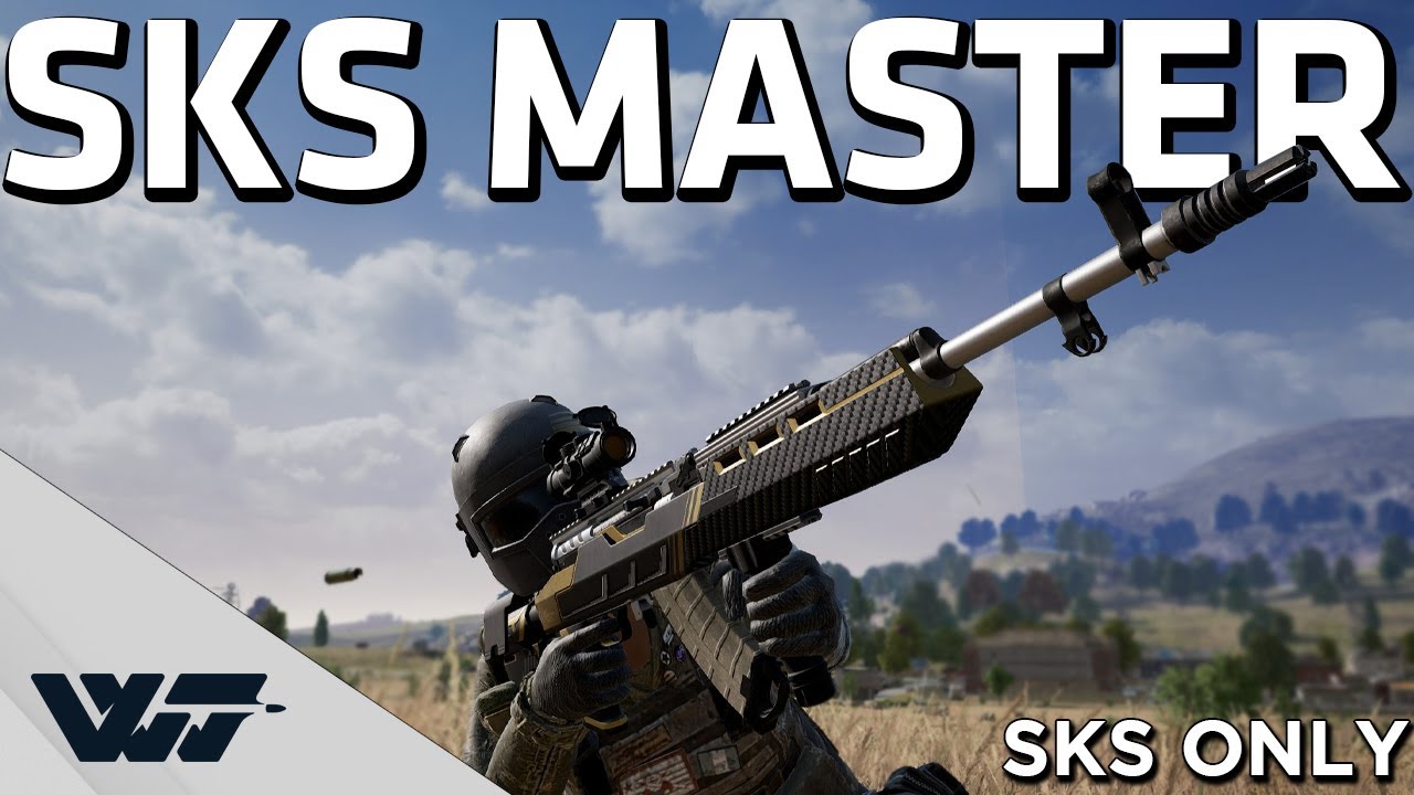 SKS MASTER - ONLY USING THE SKS AND IT WORKS - PUBG - YouTube