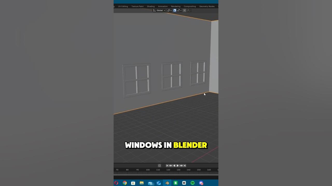 How to Make Windows in Blender in Under 1 Minute! - YouTube
