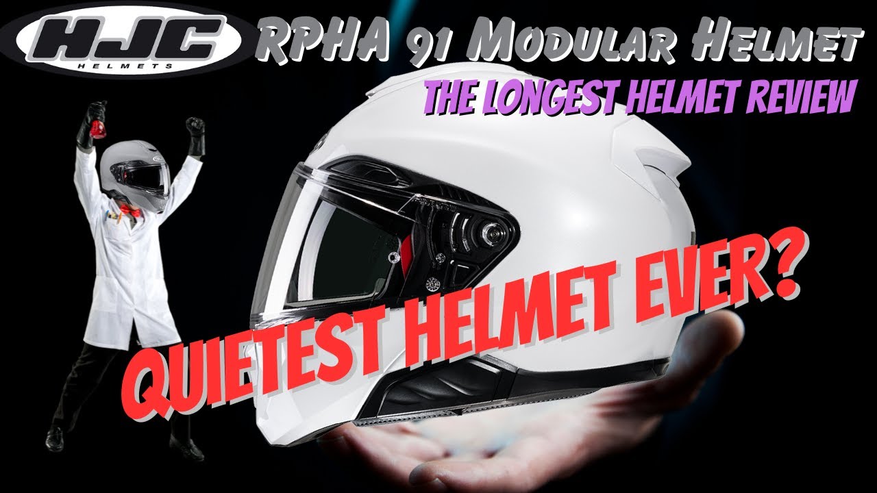 The Longest HJC RPHA 91 Modular Motorcycle Helmet Review - YouTube