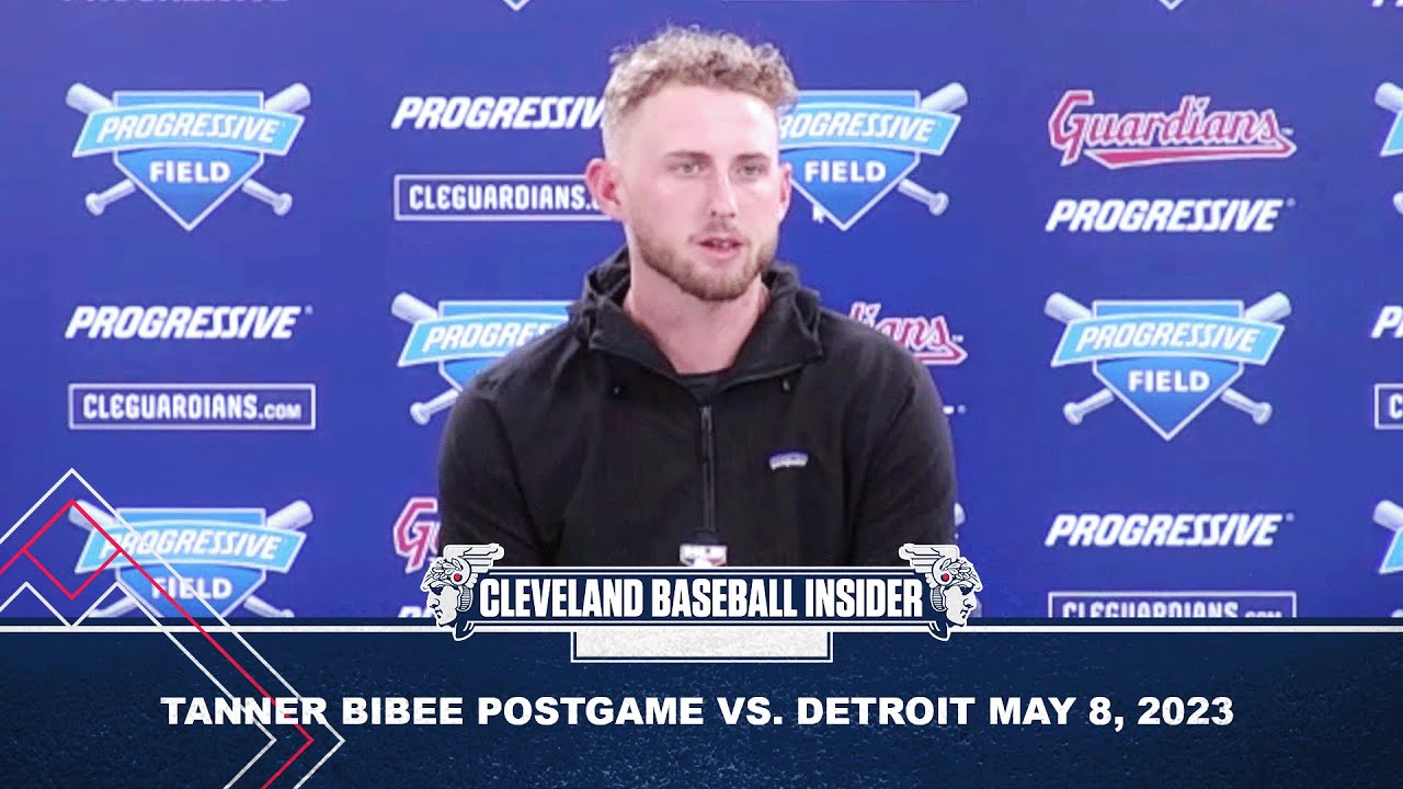 Tanner Bibee Talks About His Difficult Start Against The Tigers - YouTube