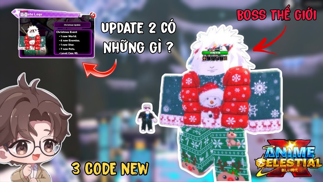 Update 2 và Event Noel Trong ANIME CELESTIAL có gì mới ? - 3 Code new ☘ ...