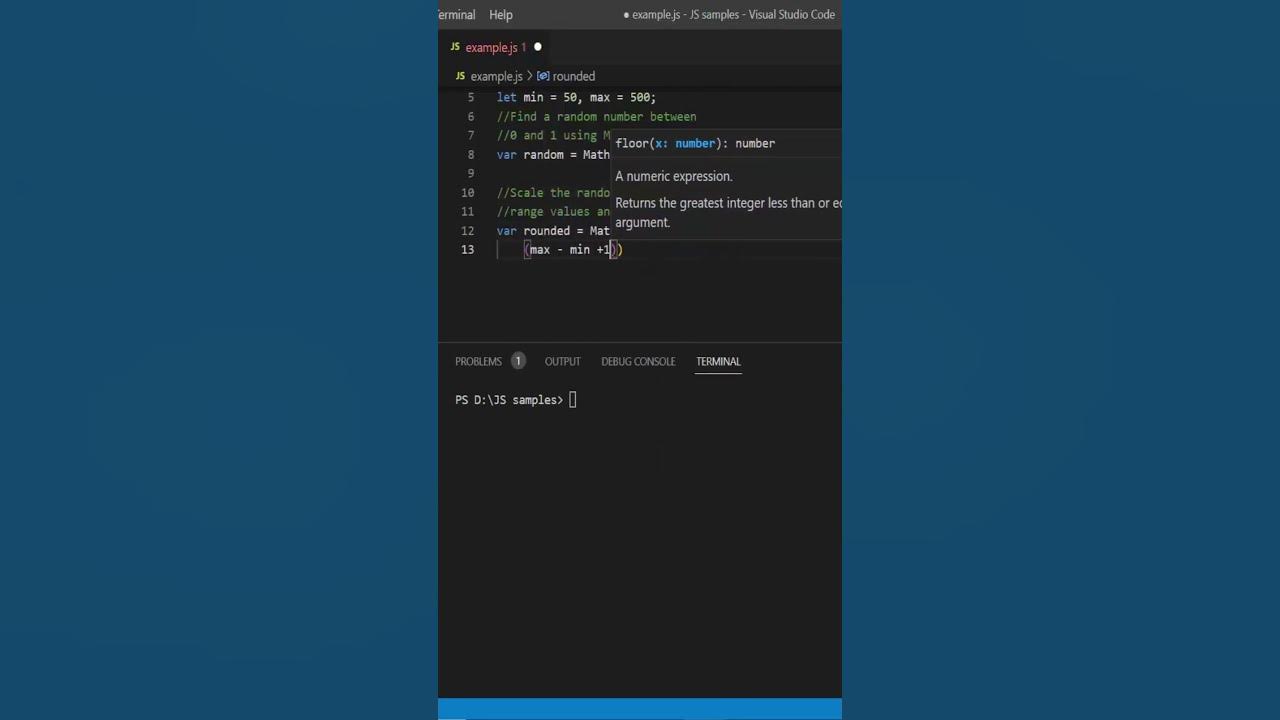 How to Generate a Random Number using Math.random() in JavaScript - YouTube