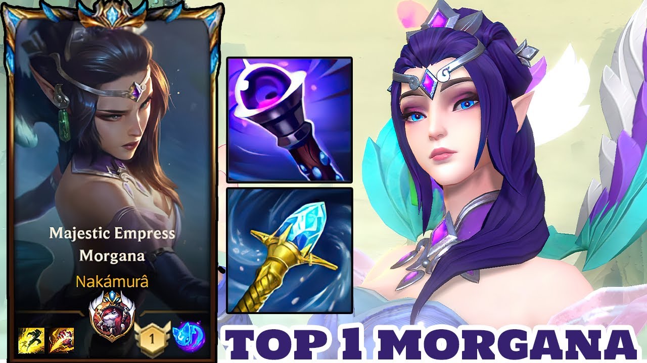 Wild Rift Top 1 Morgana (Majestic Empress New Skin) Gameplay Rank ...