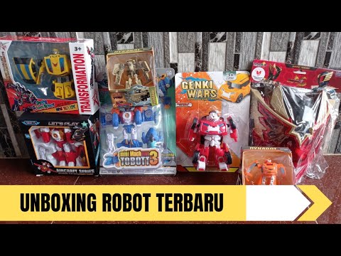 UNBOXING ROBOT TOBOT PESAWAT, TOBOT X, BUMBLEBEE, TOPENG BIMA X, ROBOT ...