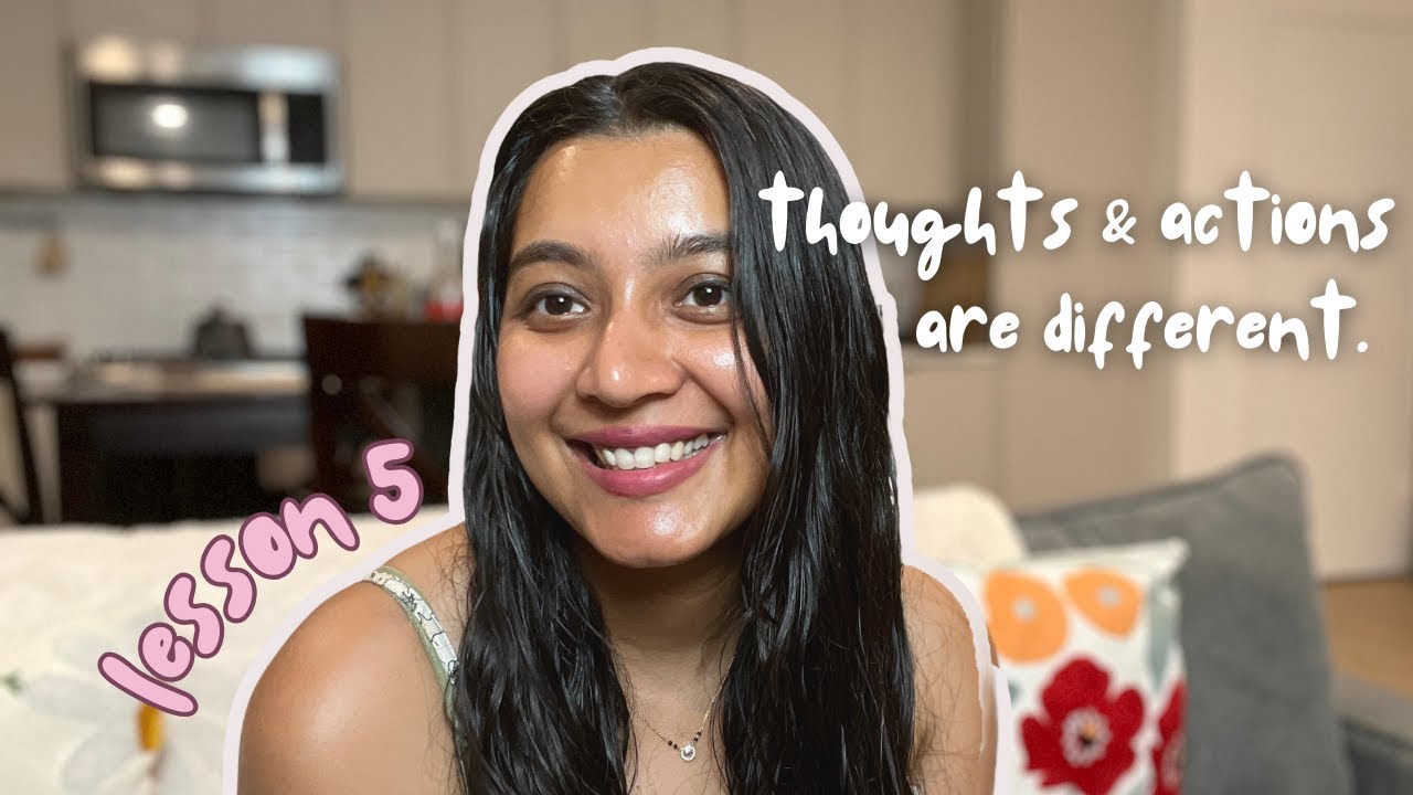 thoughts and actions are two different things | lesson 5 - YouTube