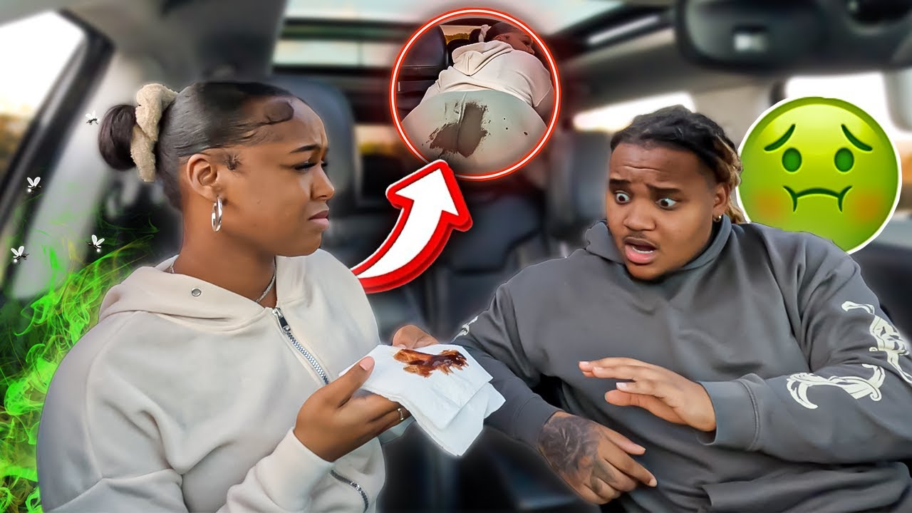 I "POOPED" MYSELF PRANK ON BOYFRIEND! *HE FREAKS OUT* - YouTube