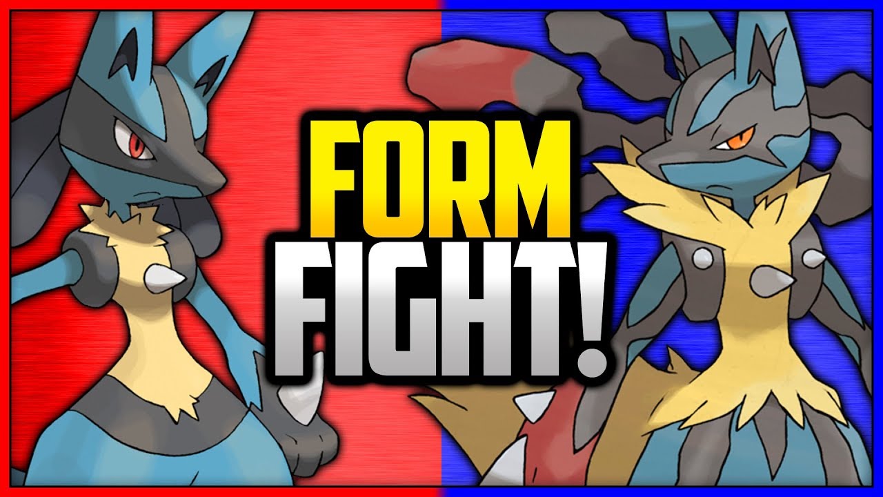 Lucario vs Mega Lucario | Pokémon Form Fight - YouTube
